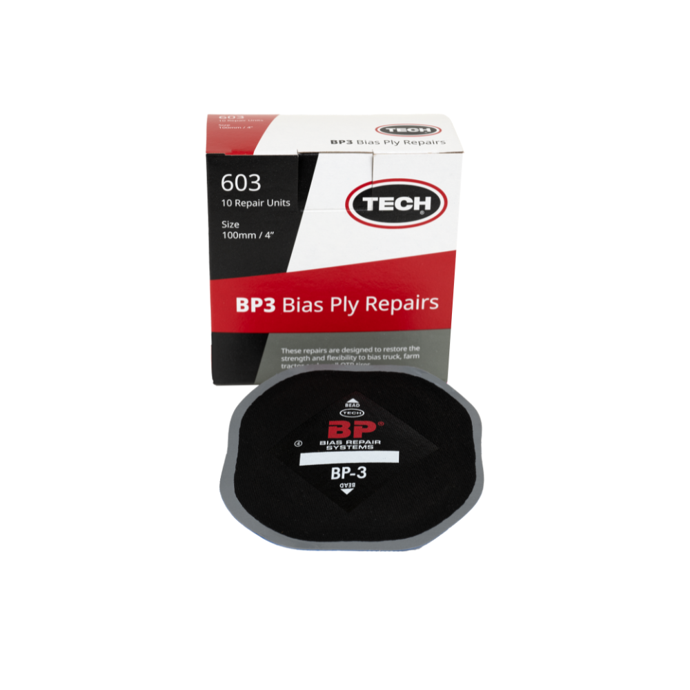 Chemical Cure Bias Repairs - TECH Tire Repair Supplies