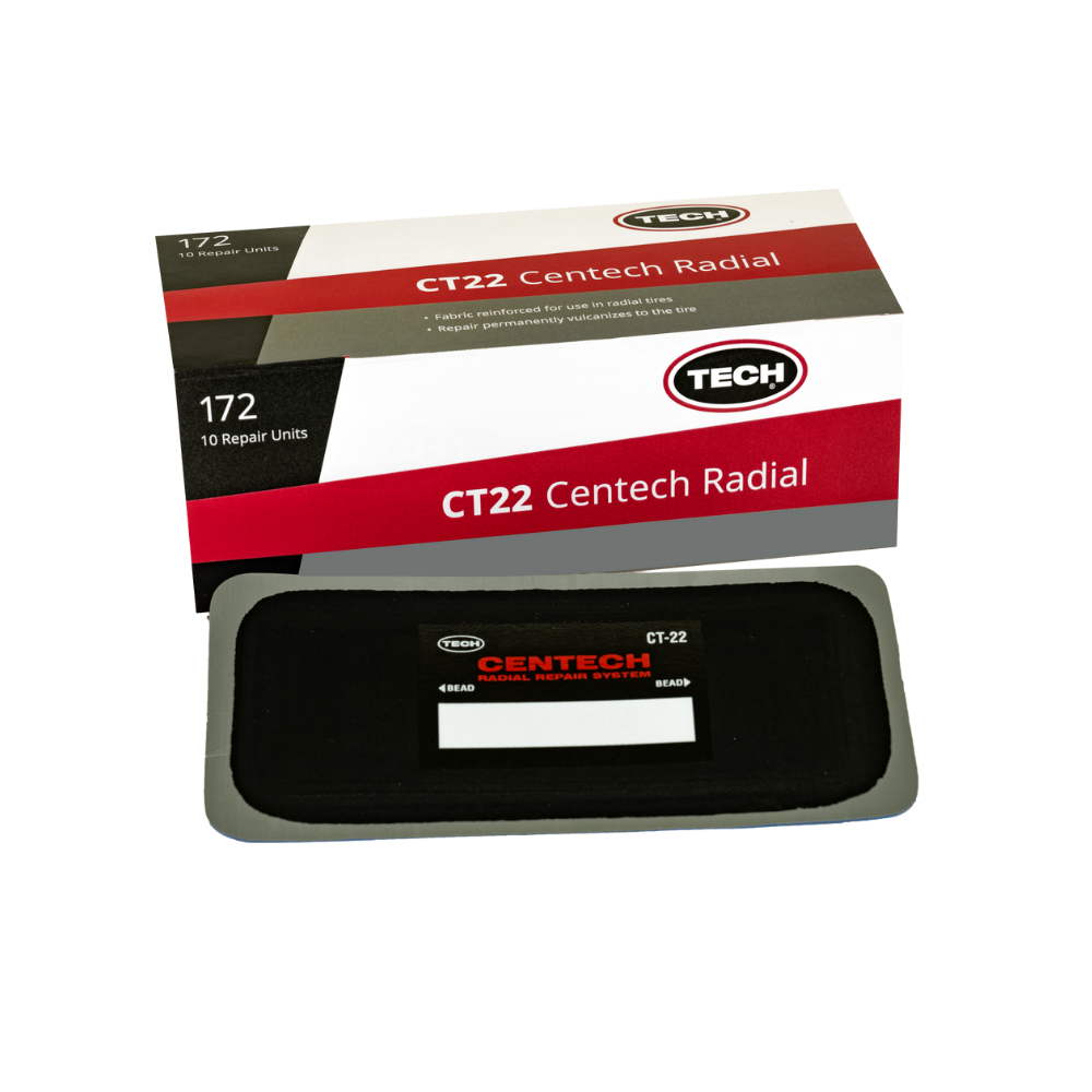 172 - CT-22 3"X6 1/2" (75mmX165mm), BOX OF 10 - TECH Tire Repair Supplies