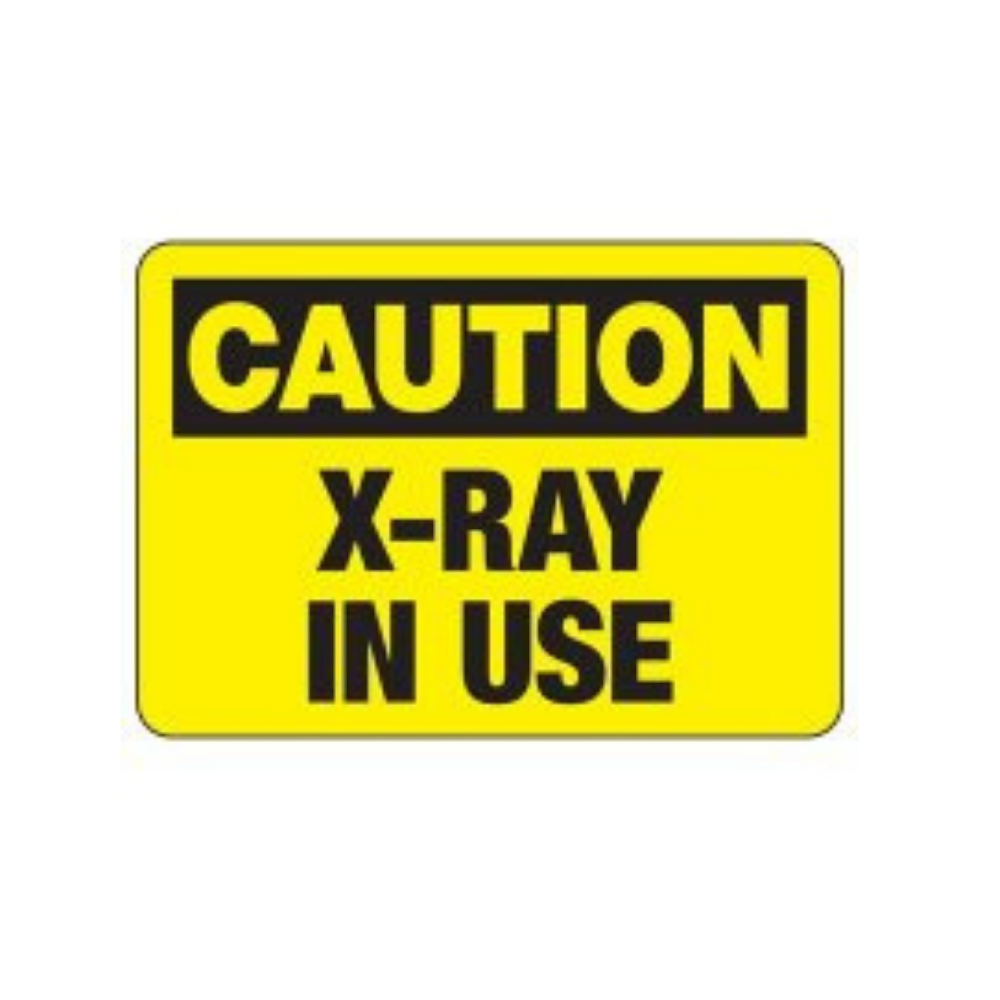 N2904D - X-RAY ON SAFETY SIGN E/F - TECH Tire Repair Supplies