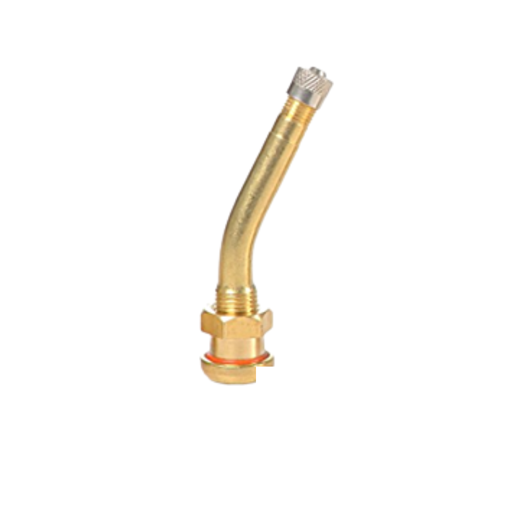 V3-20-6 BRASS TRUCK VALVE WITH 27 DEGREE VALVE 1"X 3 ¼" (25mmX85mm ...
